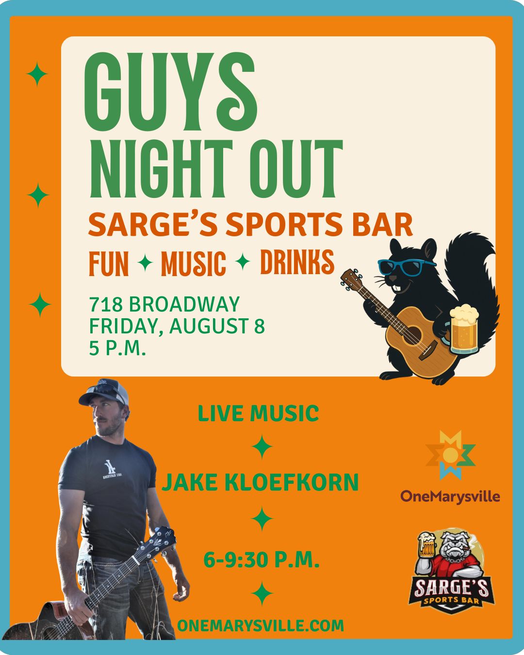 Guys Night Out | One Marysville